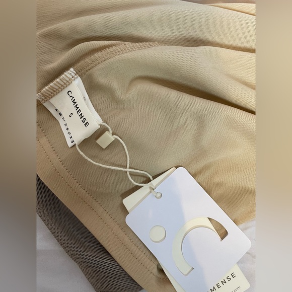 Commense | Dresses | Commense Ombre Mesh Zippered Long Dress | Poshmark